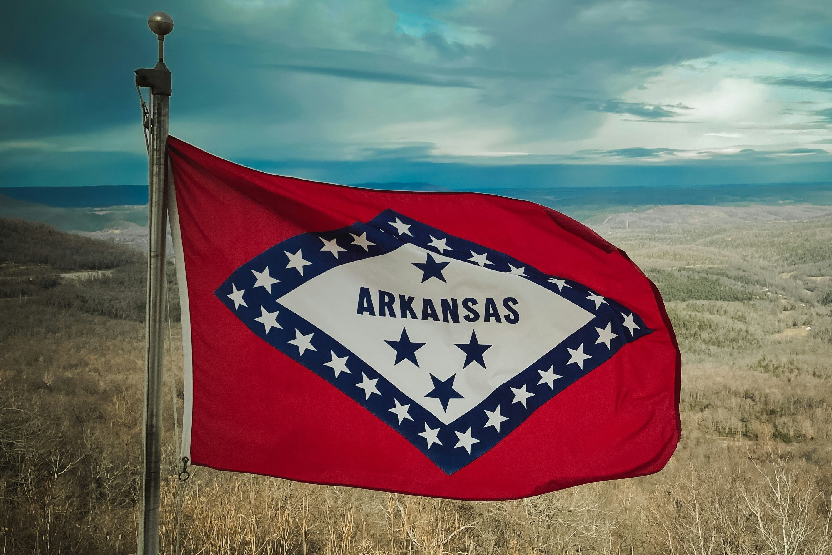 High Quality American Made 4x6 Arkansas Nylon State Flag – Flags for ...